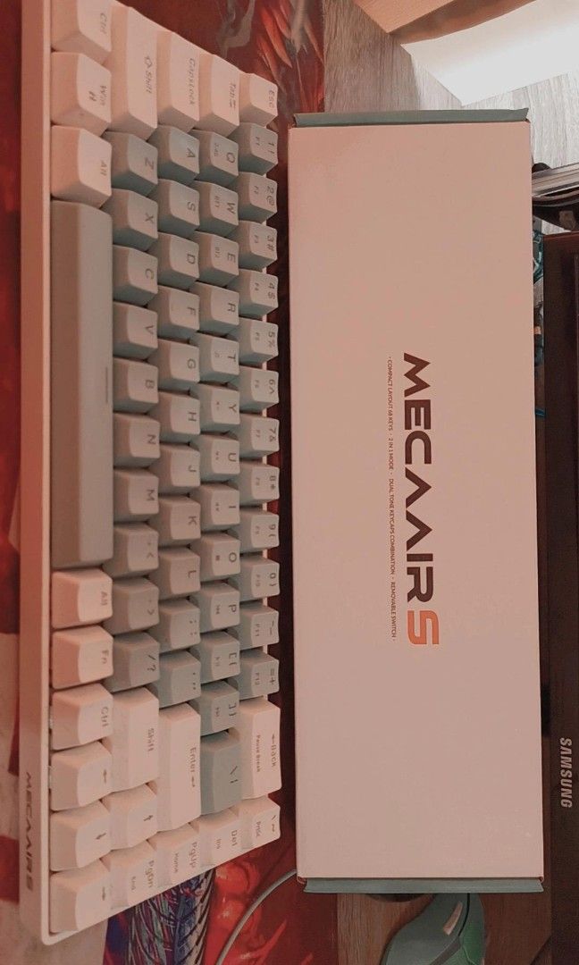 Digital Alliance Gaming Keyboard Meca Air S Blue and White, Elektronik ...