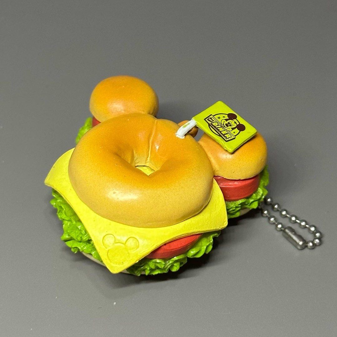 Disney Diner Re-ment Mickey Mouse Burger Charm/Keychain 2.5x4.5cm - Php ...
