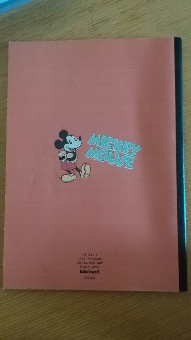 Disney Retro Mickey Mouse Jotted Line Book, Hobbies & Toys, Stationery ...