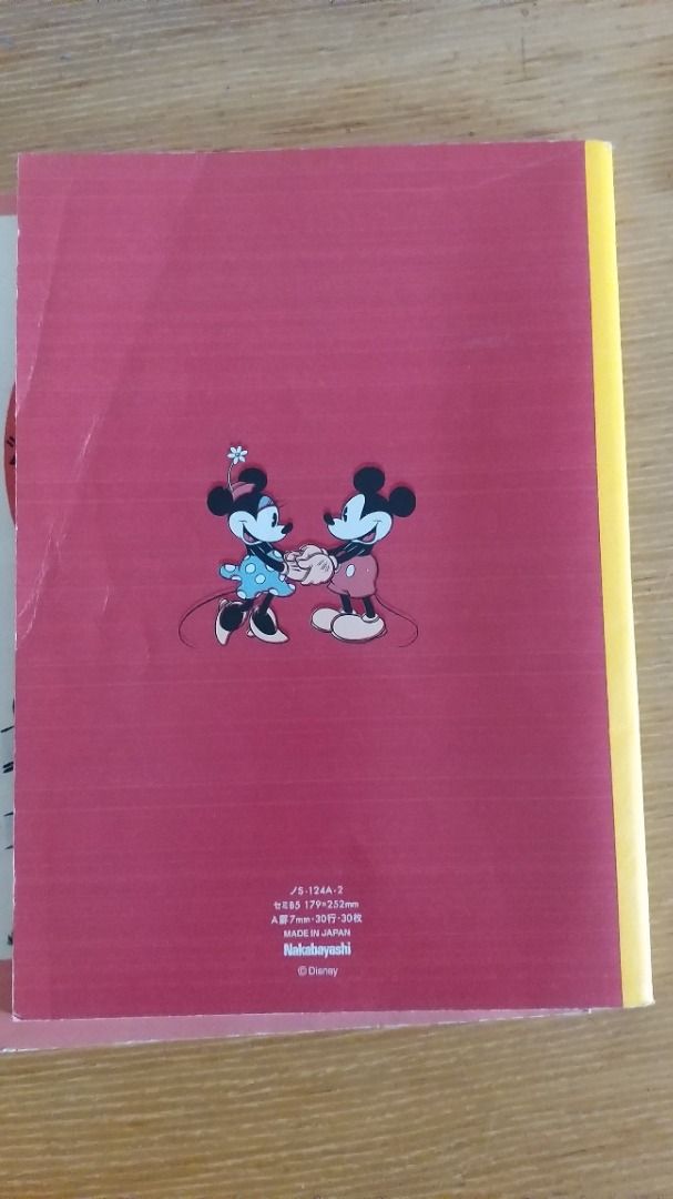 Disney Retro Mickey Mouse Jotted Line Book, Hobbies & Toys, Stationery ...