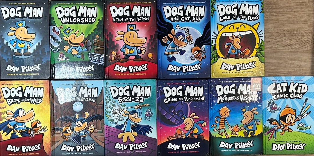 Dog Man whole set ( bought in 2022 ), Hobbies & Toys, Books & Magazines ...