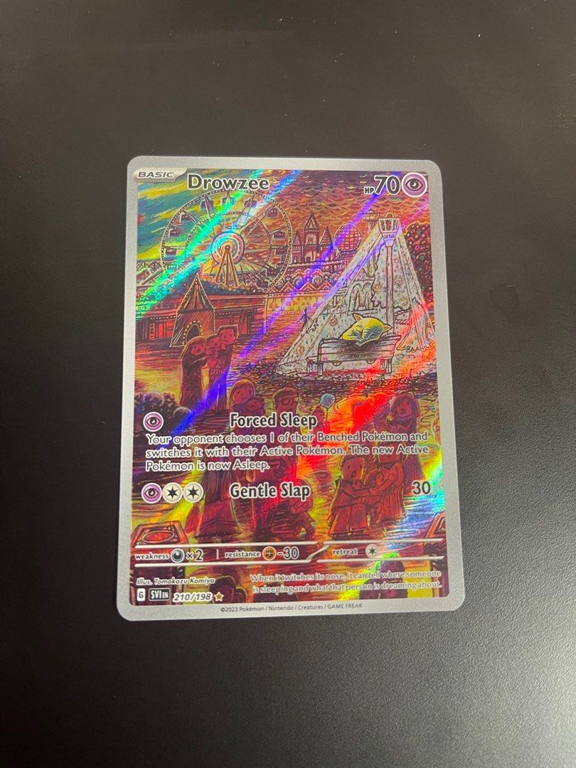 Drowzee Illustration Rare, Hobbies & Toys, Toys & Games on Carousell