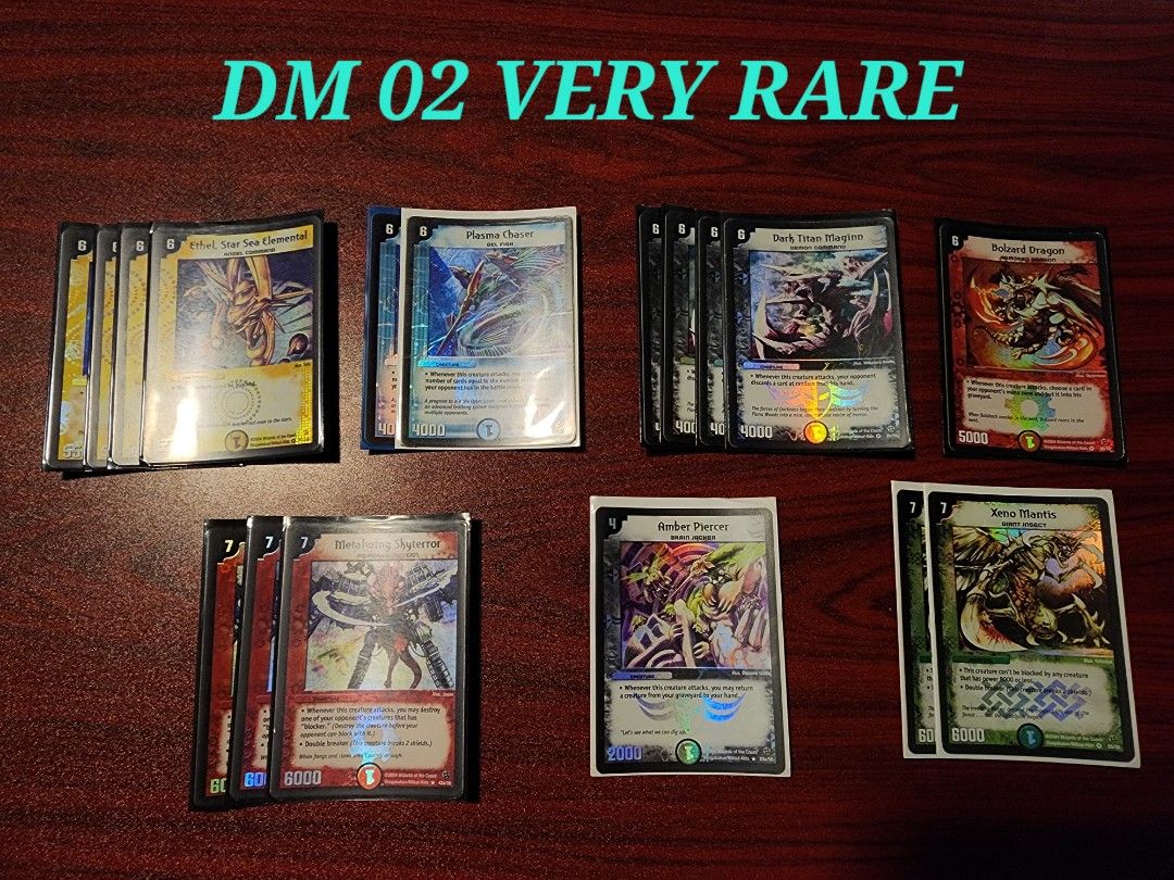 DUEL MASTERS ENGLISH DM 01 TO 05 FOILS, Hobbies & Toys, Toys & Games on ...