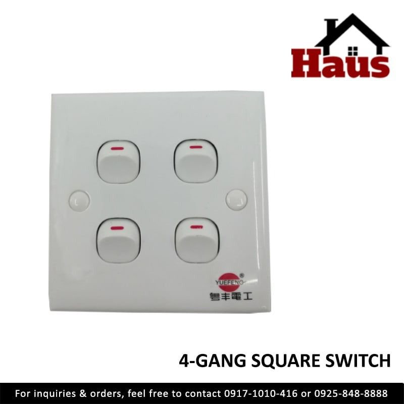 Electrical Light Switch 4Gang, Furniture & Home Living, Lighting & Fans ...