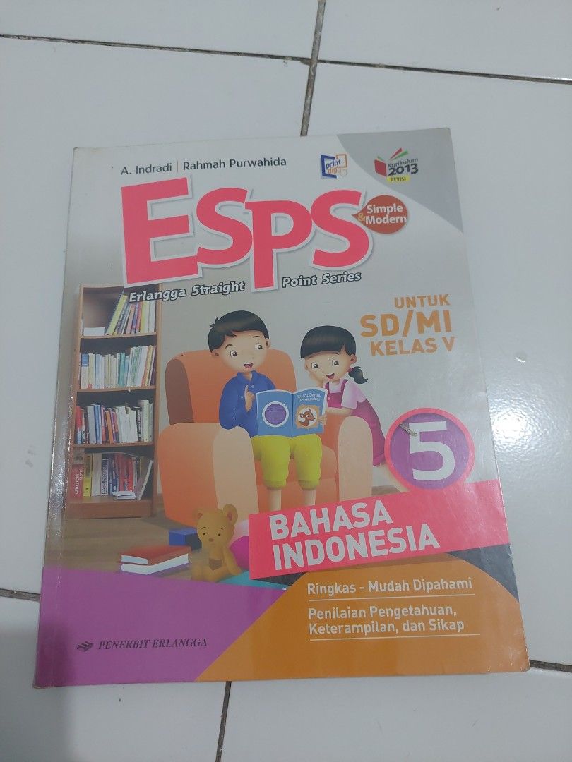 ESPS BAHASA INDONESIA SD KELAS 5 K13 REVISI, Buku & Alat Tulis, Buku Pelajaran di Carousell