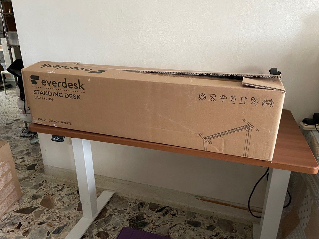 Everdesk Lite table, adjustable height, Furniture & Home Living ...