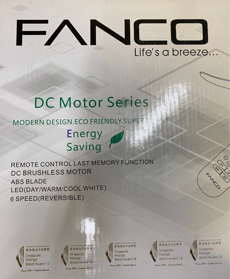 Fanco Bstar Wood 46Inch Ceiling Fan, Furniture & Home Living, Lighting ...