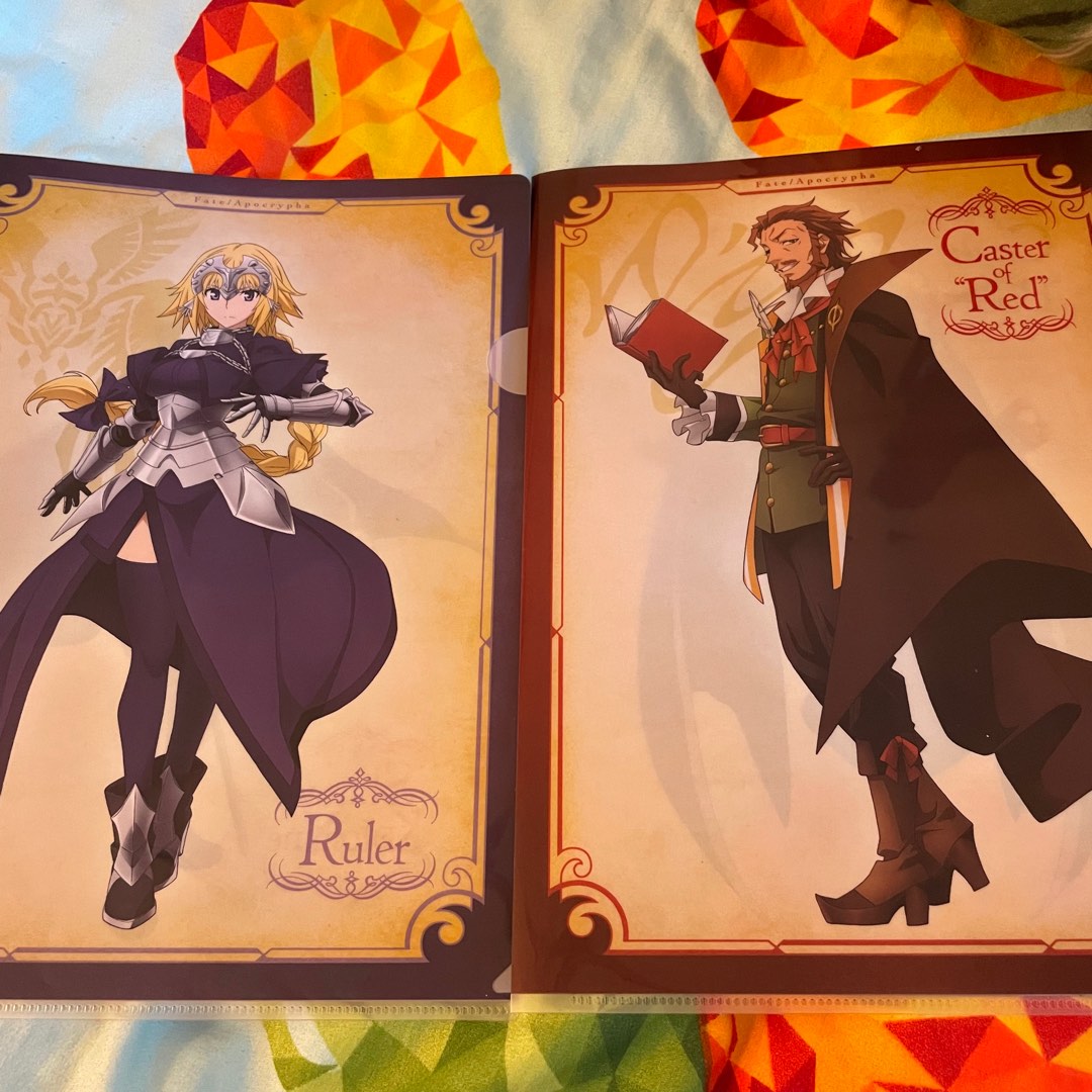 Fate Ruler and Caster of red L Shape A4 Folders, Hobbies & Toys, Books ...