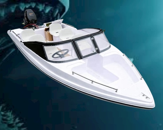 FIBERGLASS SPEEDBOAT (Model : KP-F03, Hobbies & Toys, Toys & Games on ...