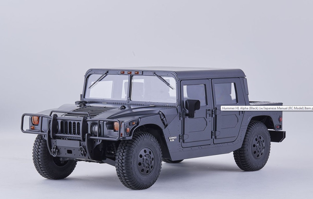 FMS 1/12 2006 Hummer H1 Alpha RTR Black, Hobbies & Toys, Toys & Games ...