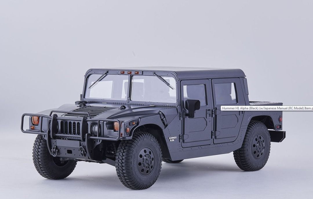 FMS 1/12 2006 Hummer H1 Alpha RTR Black, Hobbies & Toys, Toys & Games ...