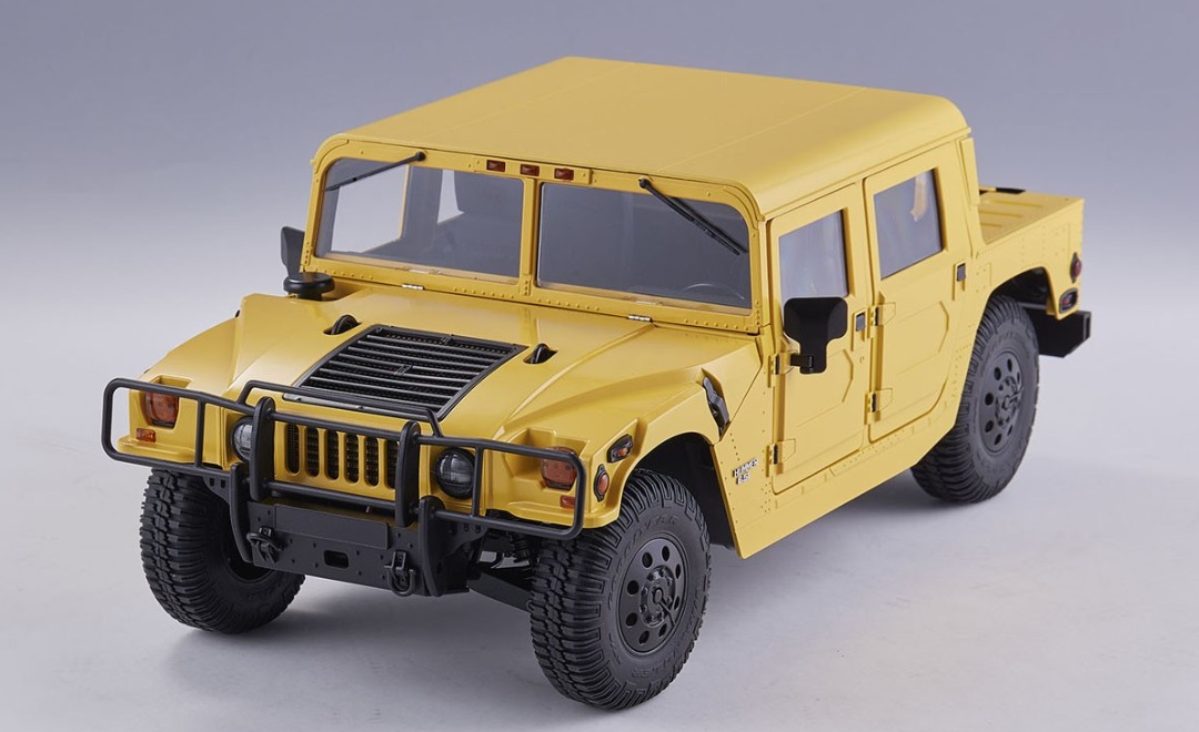 FMS 1/12 2006 Hummer H1 Alpha RTR Yellow, Hobbies & Toys, Toys & Games ...