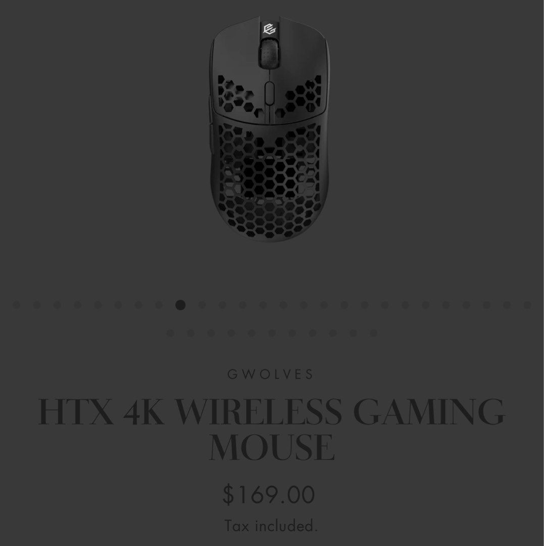 G wolves HTX 4k Wireless Gaming Mouse, Computers & Tech, Parts ...