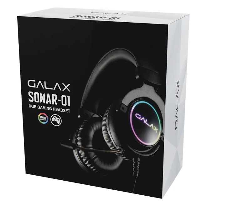 (new) GALAX Gaming Headset (SNR-01) USB 7.1 Channel RGB, Audio ...