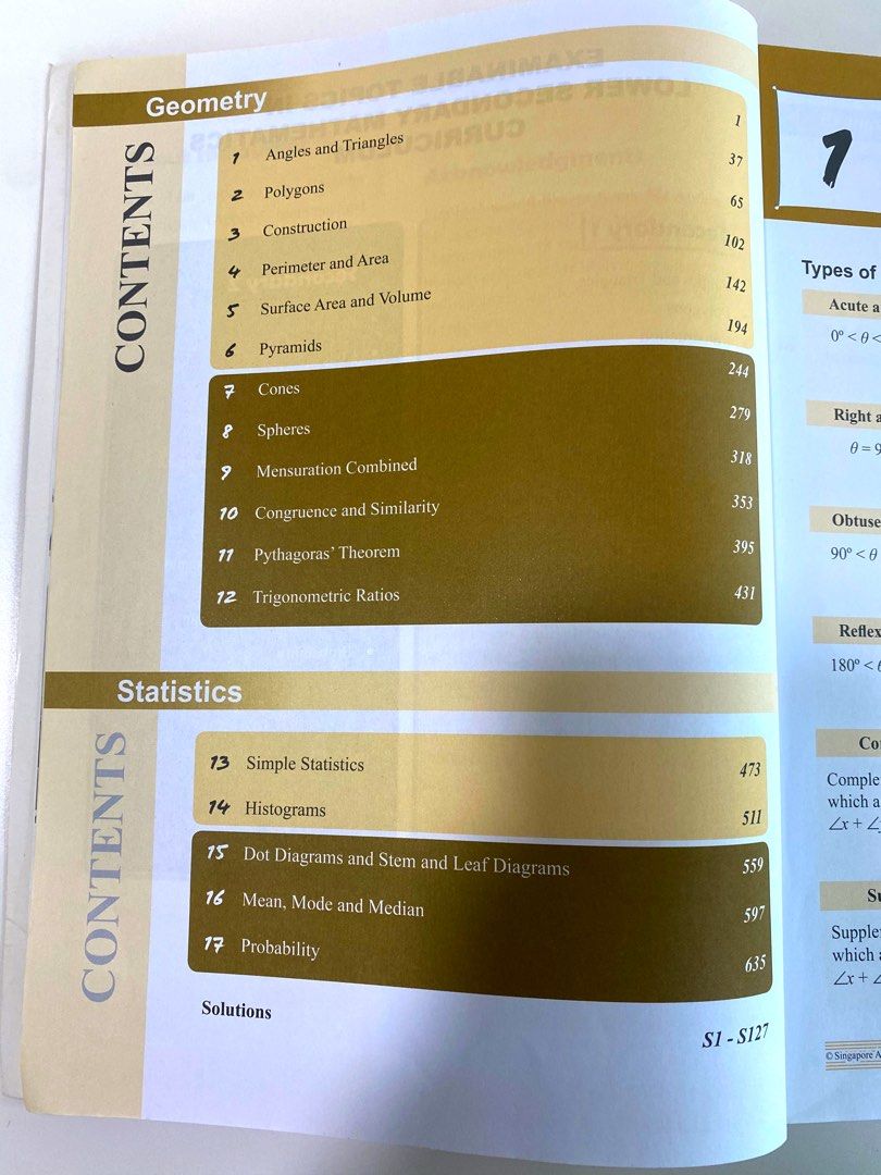 Geometry & Statistics Maths Assessment book, Hobbies & Toys, Books ...