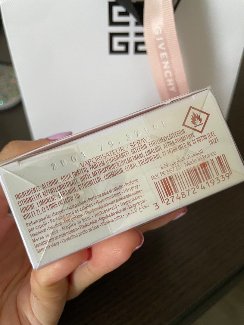 Givenchy hair mist irresistible 35ml, Beauty & Personal Care, Fragrance ...