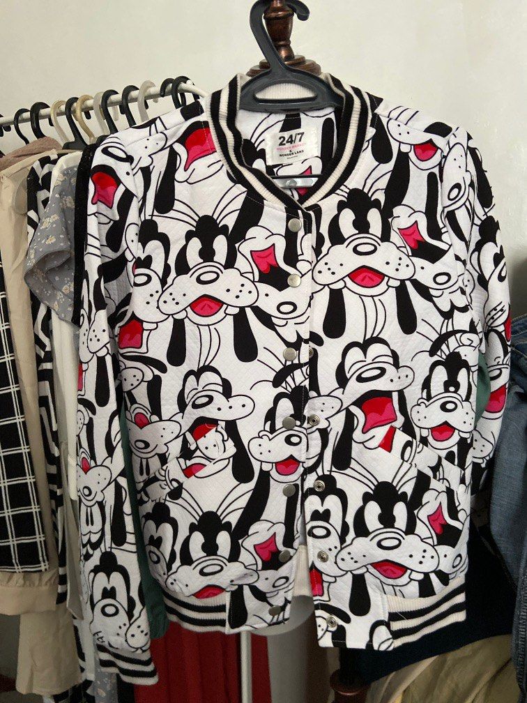 Goofy Bomber Jacket, Women's Fashion, Coats, Jackets and Outerwear on ...