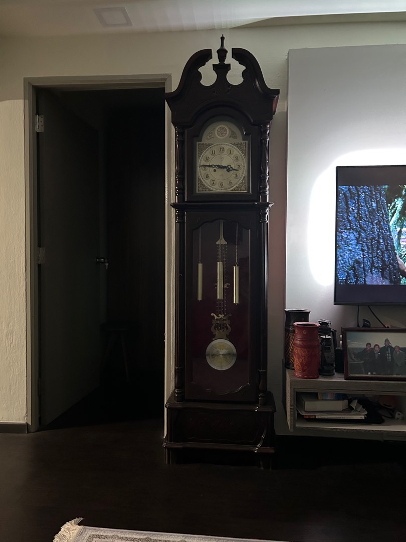 GRAND FATHER CLOCK, Furniture & Home Living, Home Decor, Other Home ...