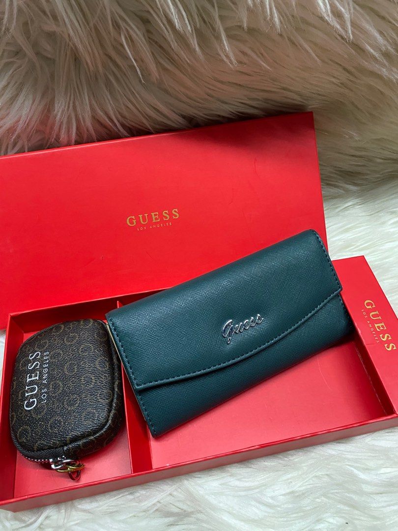 Guess Long wallet and coin purse on Carousell