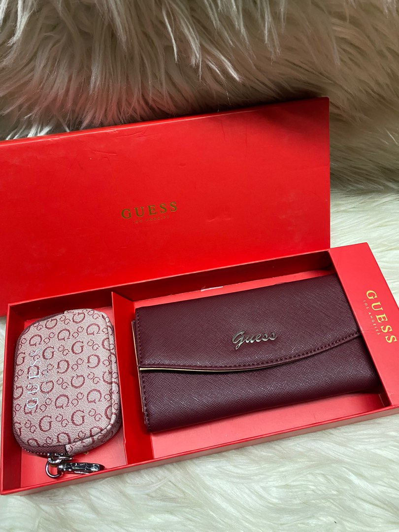 Guess Long wallet and coin purse on Carousell