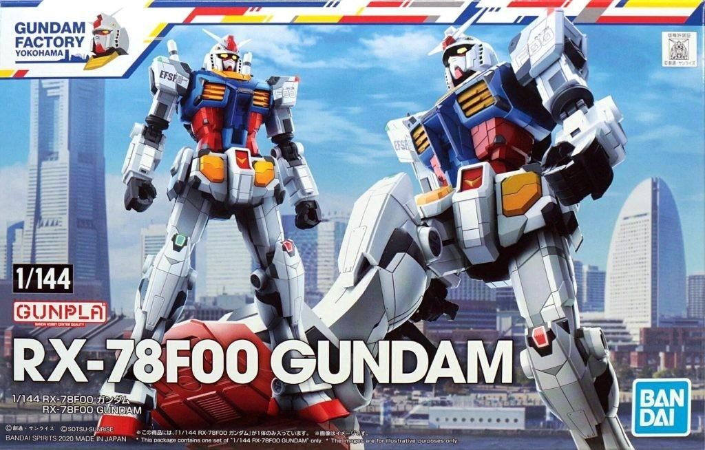 Gundam Factory Yokohama RX-78 F00 Gundam 1 / 144 Model kit Gunpla ...