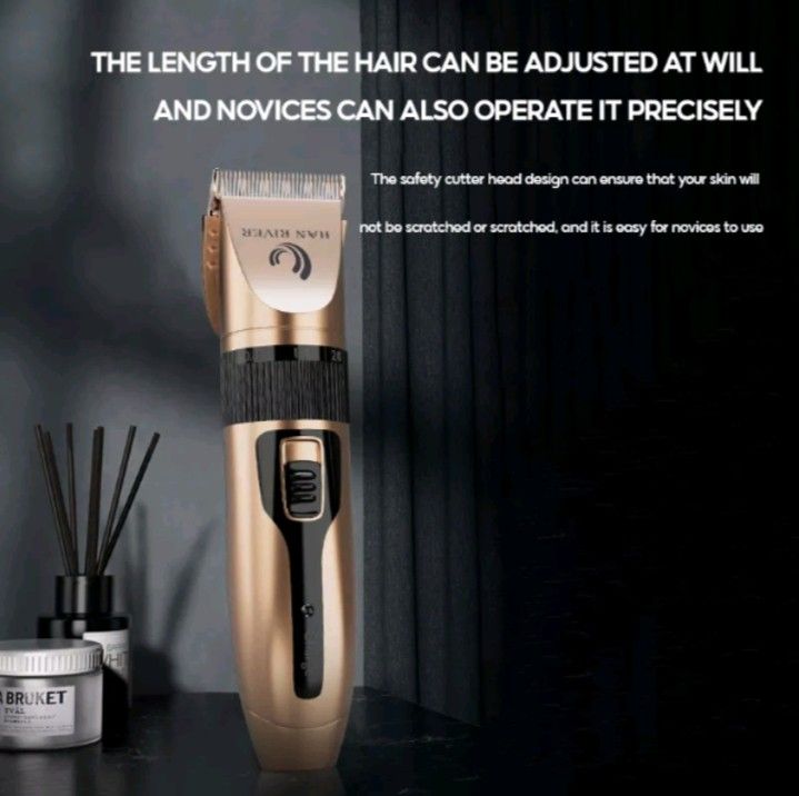 HAN RIVER Razor Hair Cut HRLFQ01GD Hair Clipper Cordless Professional ...