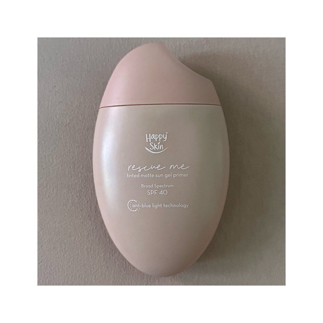 Happy Skin Tinted Matte Sun Gel Primer in Soft Beige, Beauty & Personal ...