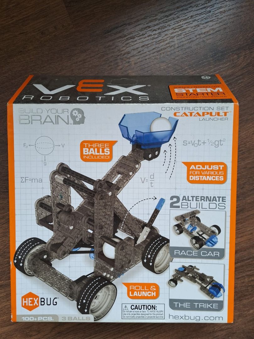 HEXBUG VEX Robotics Construction Set Catapult Launcher, 興趣及遊戲, 玩具 & 遊戲類 - Carousell