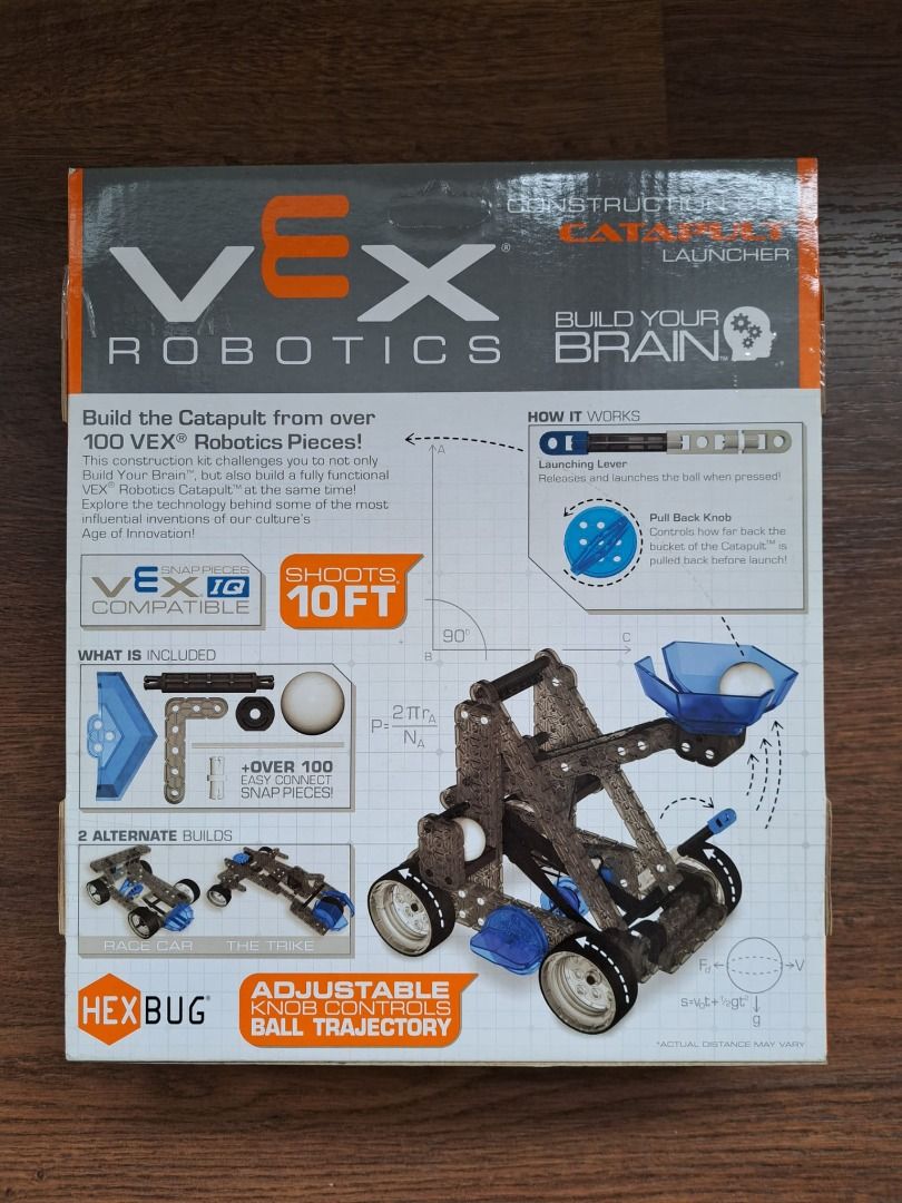 HEXBUG VEX Robotics Construction Set Catapult Launcher, 興趣及遊戲, 玩具 & 遊戲類 - Carousell