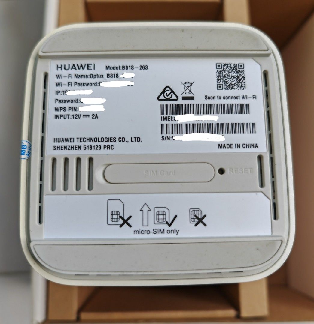 Huawei Modem Router B818 263 (4G), Computers & Tech, Parts ...