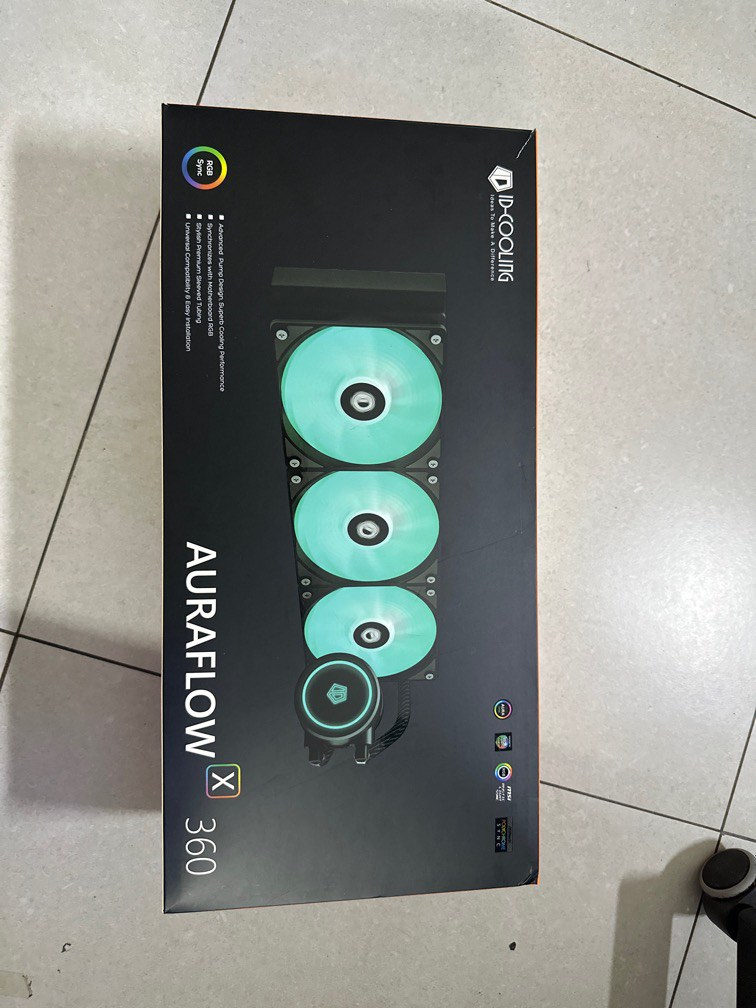 ID Cooling Auraflow X 360 Black (Fullset With Warranty), Computers ...
