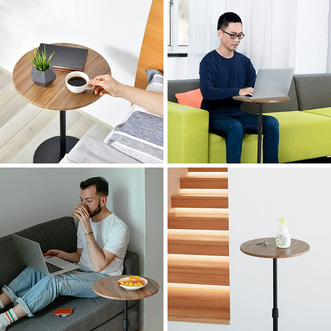 [iDS] Upergo Eloquent Wood Table for Laptop Projector Height Adjustable ...