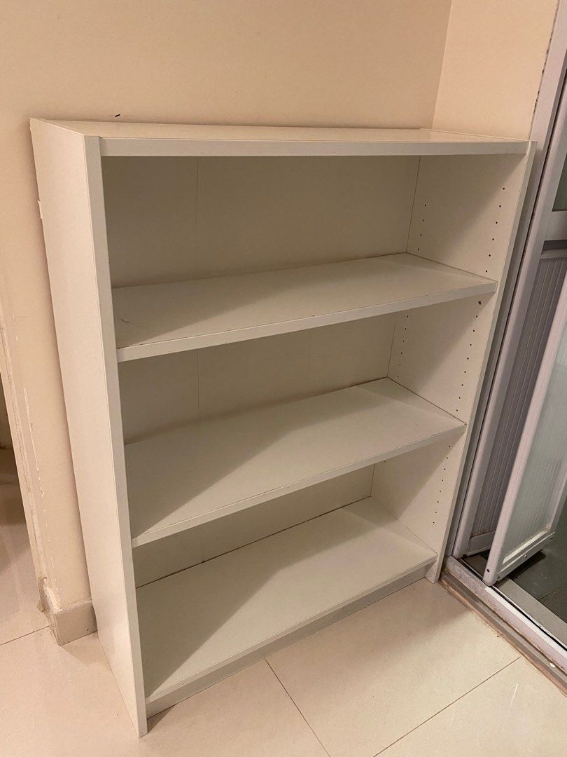 IKEA Billy Bookshelf (White), 傢俬＆家居, 傢俬, 書櫃、櫃子及架 - Carousell