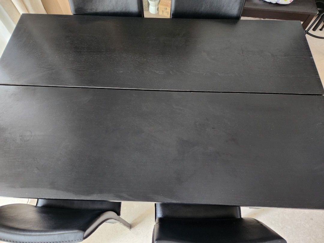 IKEA Nordviken Extendable Dining Table 152/223x95 cm with 4 chairs ...
