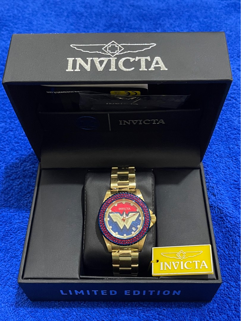 Invicta Wonder Women Gold Watch on Carousell
