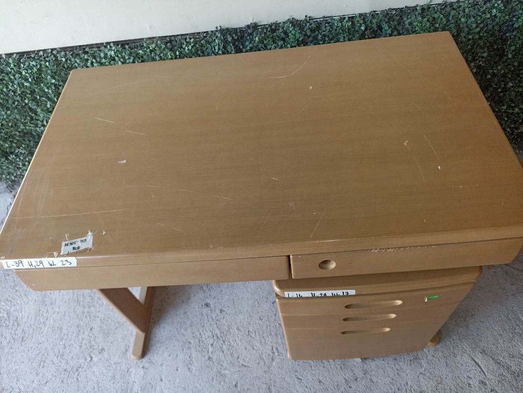 JAPAN STUDY TABLE W/MINI DRAWER, Furniture & Home Living, Furniture ...