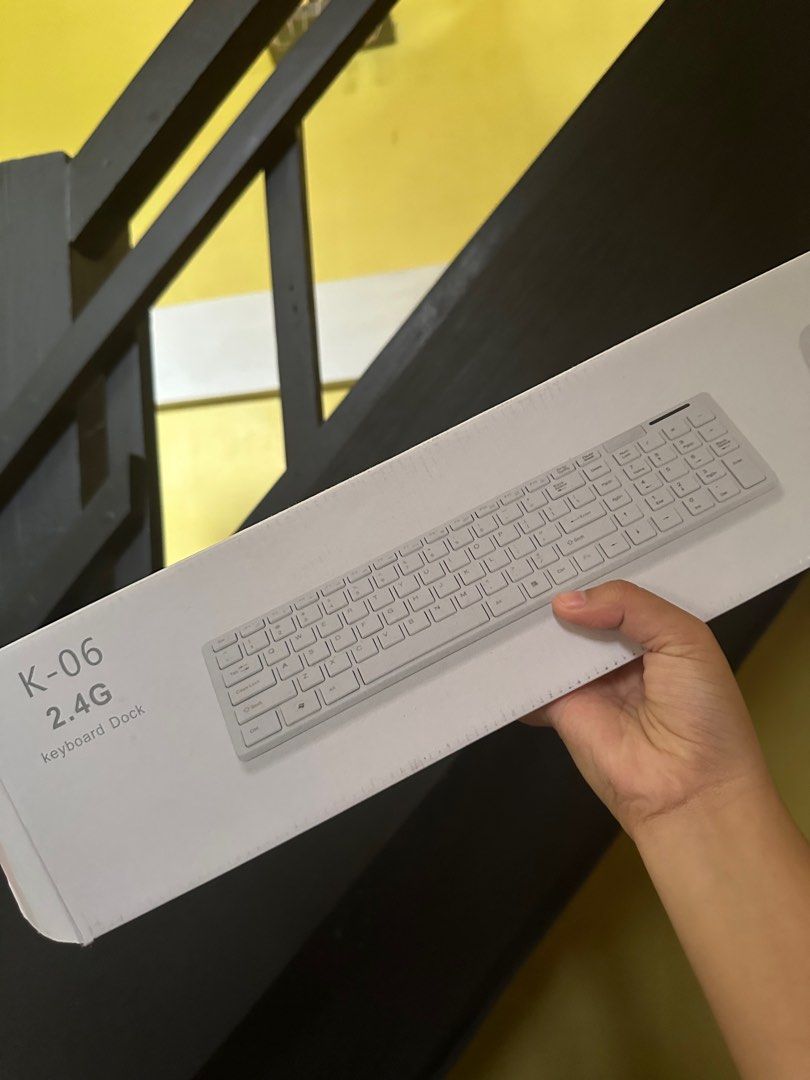 K06 2.4G Ultra-Thin Wireless Keyboard With Mouse (BLACK)(FIXED) on ...