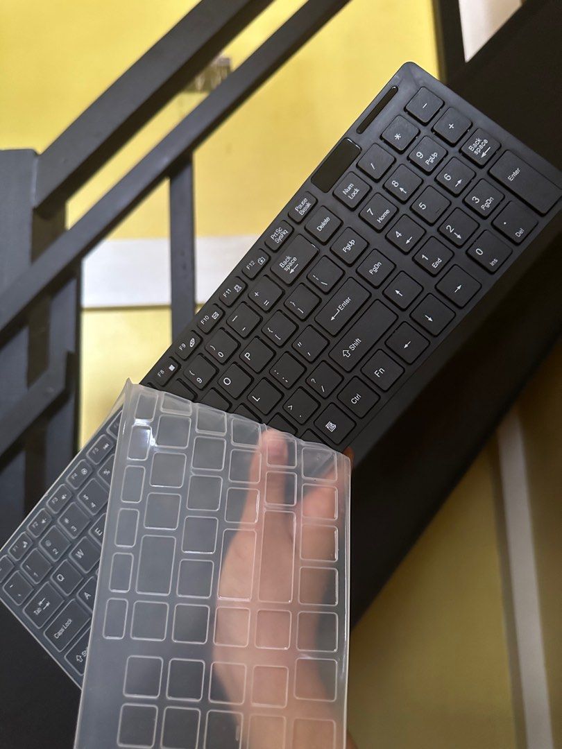 K06 2.4G Ultra-Thin Wireless Keyboard With Mouse (BLACK)(FIXED) on ...