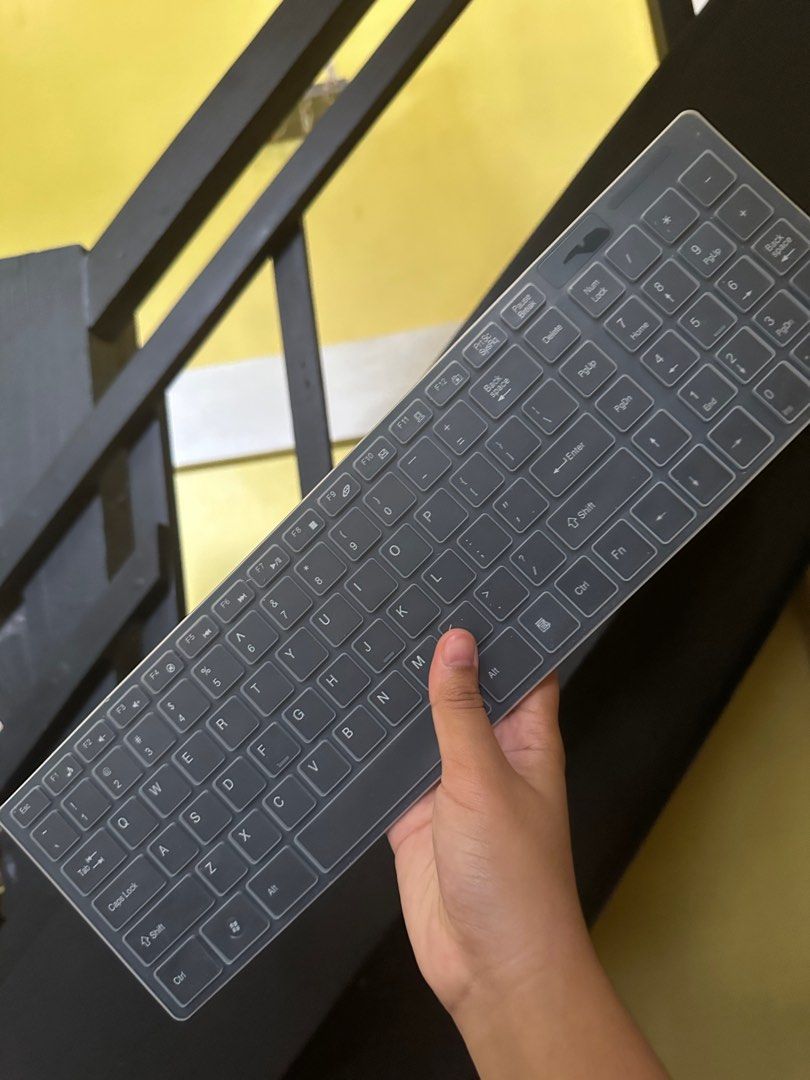 K06 2.4G Ultra-Thin Wireless Keyboard With Mouse (BLACK)(FIXED) on ...