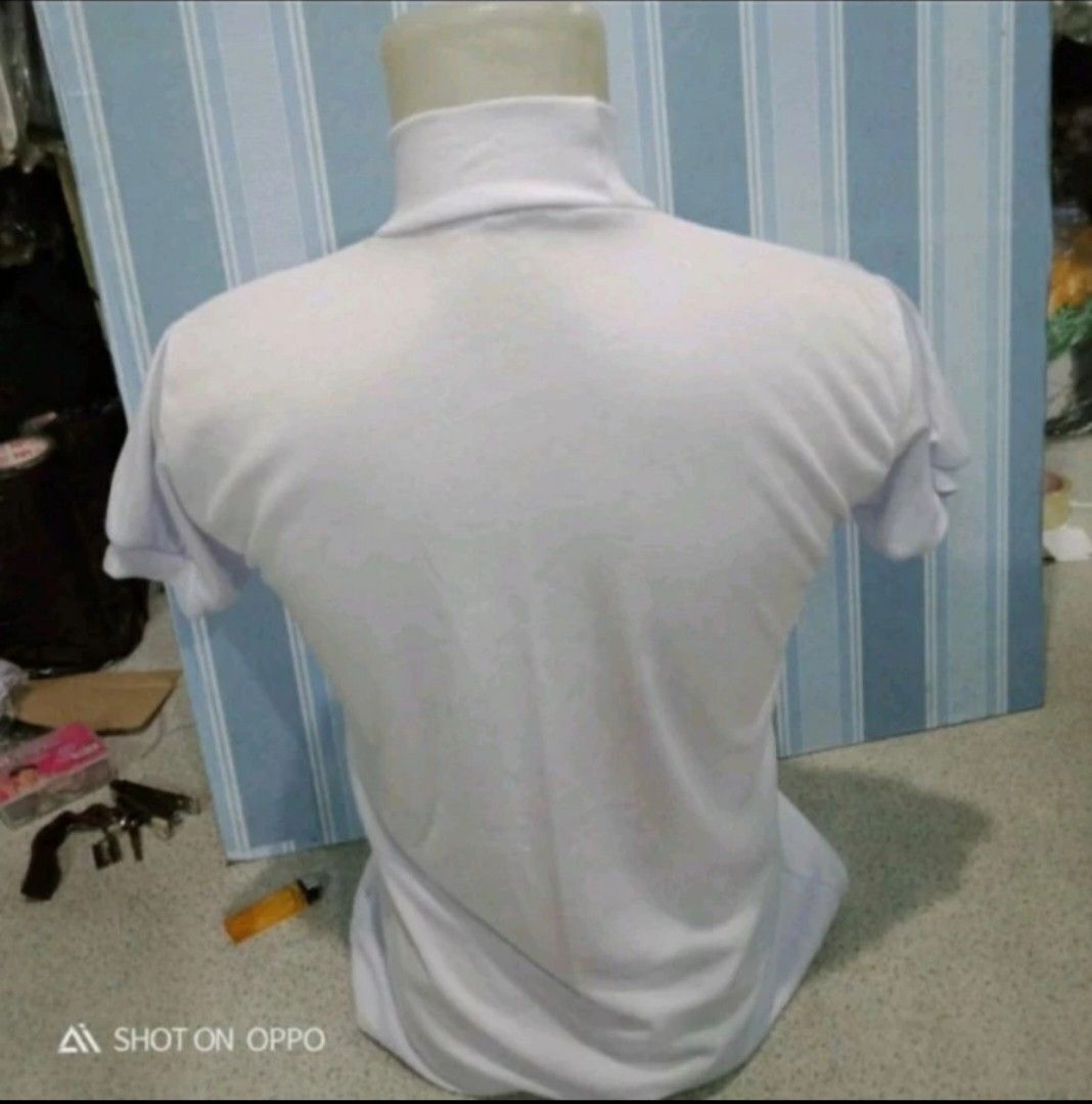Kaos polos putih leher tinggi, Fesyen Wanita, Pakaian Wanita, Atasan di ... Kaos polos putih leher tinggi, Fesyen Wanita, Pakaian Wanita, Atasan di ...