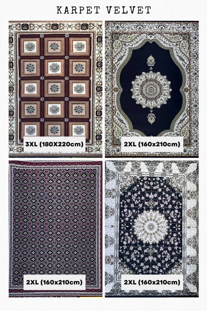Karpet velvet selesa, Furniture & Home Living, Home Decor, Carpets ...