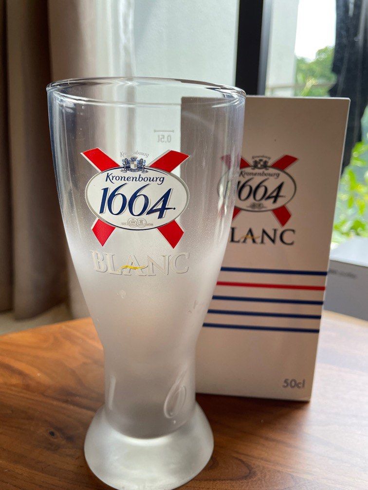 Kronenbourg 1664 Pint Glass, Furniture & Home Living, Kitchenware ...