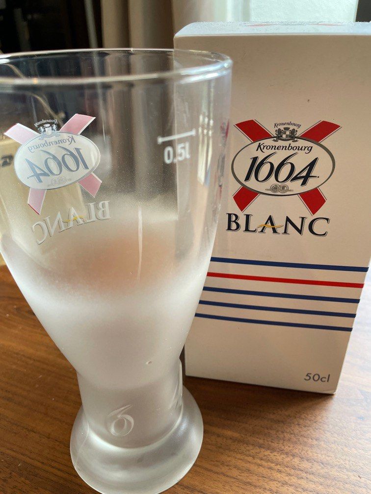 Kronenbourg 1664 Pint Glass, Furniture & Home Living, Kitchenware ...
