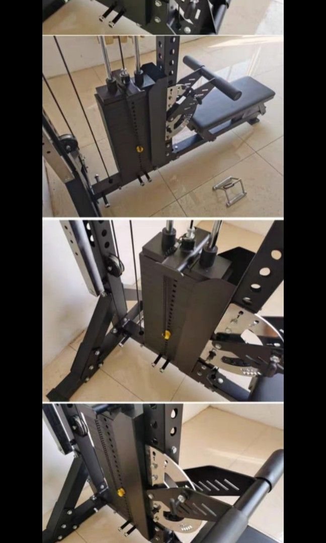 Lat Pulldown Low Row Machine 130kg RF BN, Sports Equipment, Exercise & Fitness, Cardio & Fitness ...
