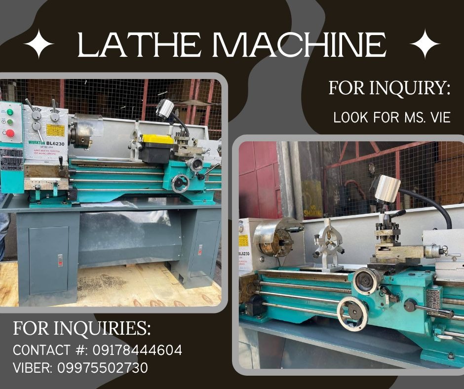 LATHE MACHINE, Commercial & Industrial, Industrial Equipment on Carousell