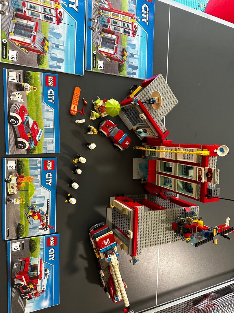Lego-60110 Fire Station, Hobbies & Toys, Toys & Games on Carousell