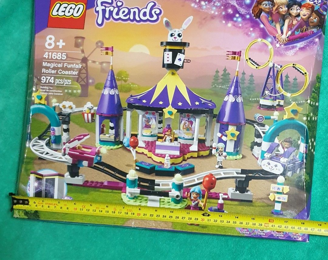 LEGO Friends Magical Funfair Roller Coaster-41685 Building kit (974 ...