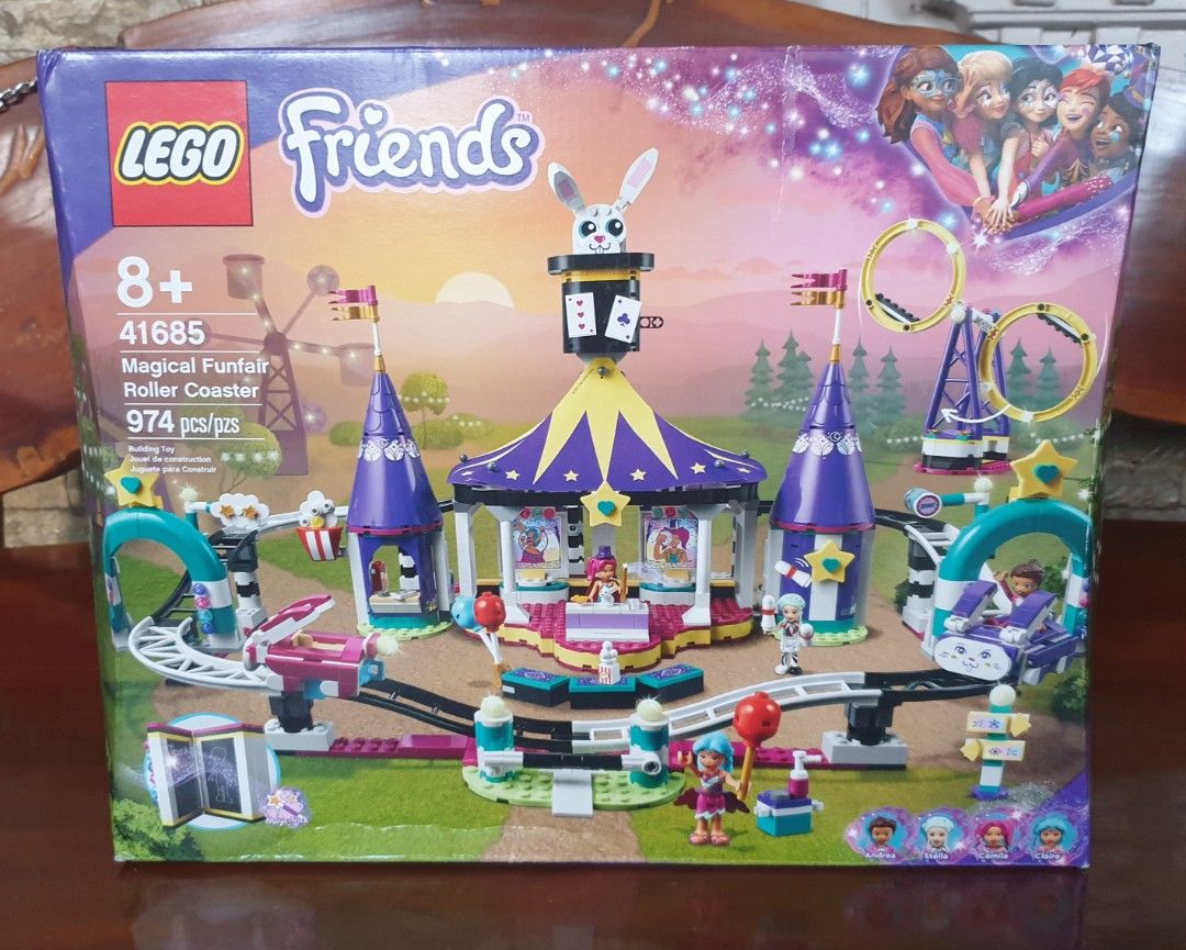LEGO Friends Magical Funfair Roller Coaster-41685 Building kit (974 ...