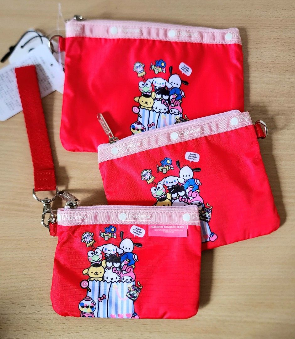 LESPORTSAC TRIO Sanrio Characters, Women's Fashion, Bags & Wallets ...