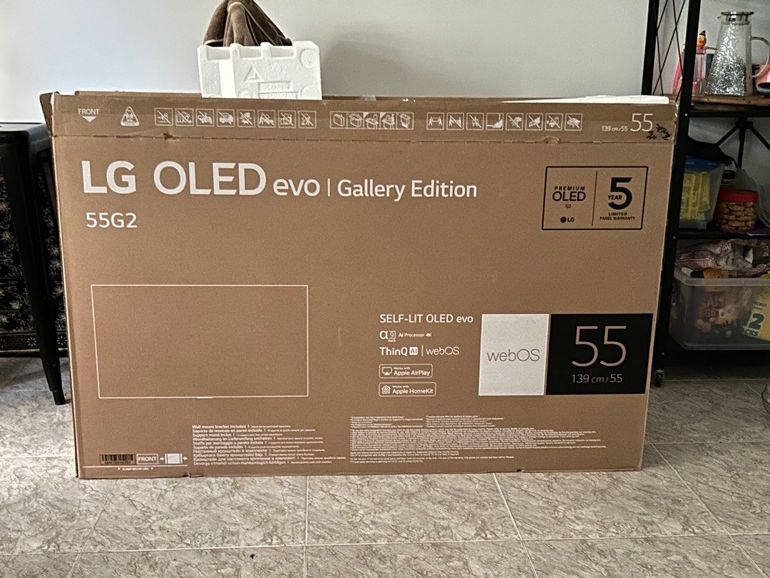 LG Oled G2 55 inch box, TV & Home Appliances, TV & Entertainment, TV on ...